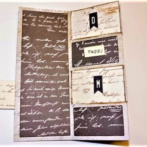 Free Template for Secret Door Card