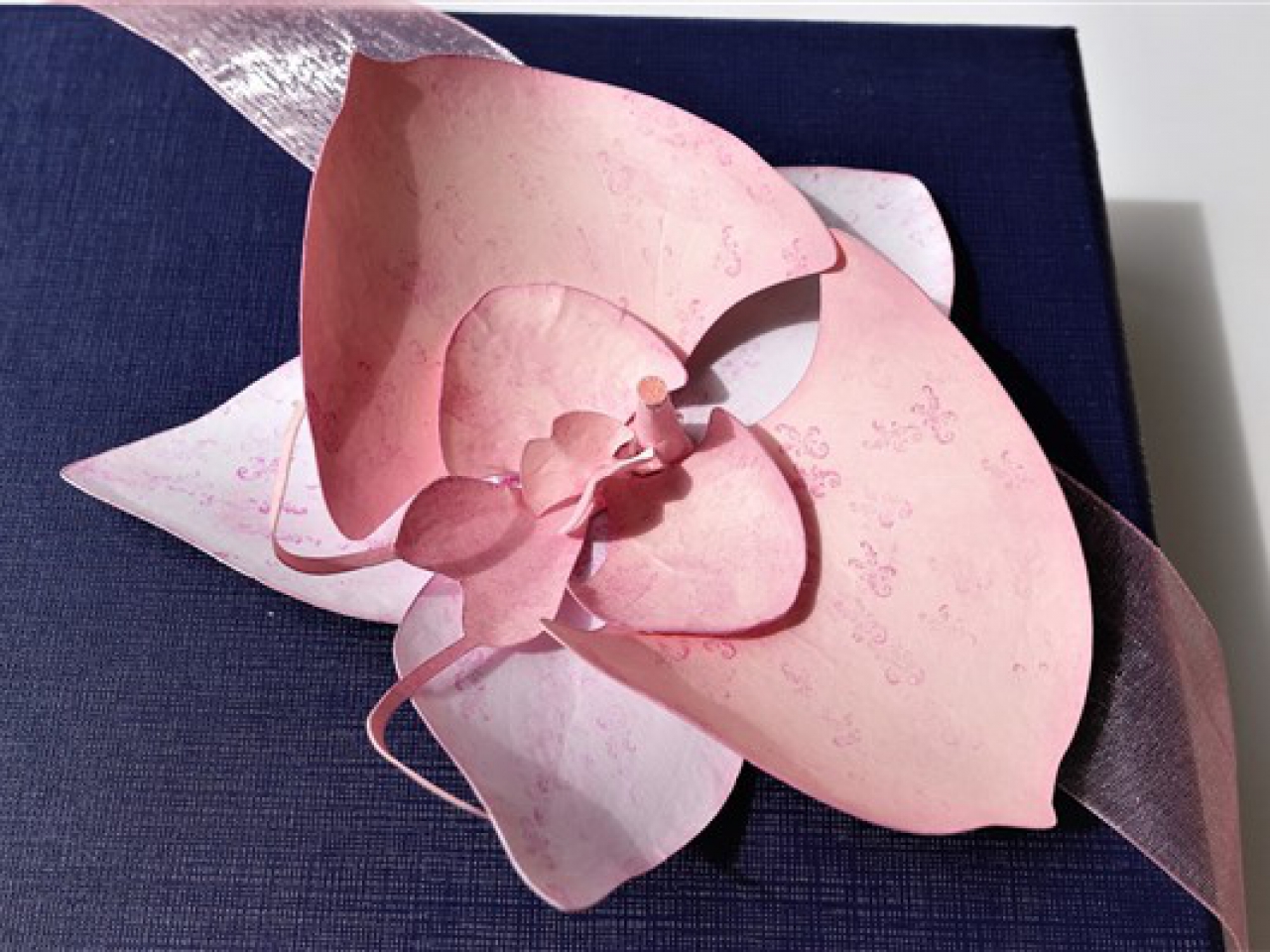 3D Orchid Flower Template - Darina's Crafts