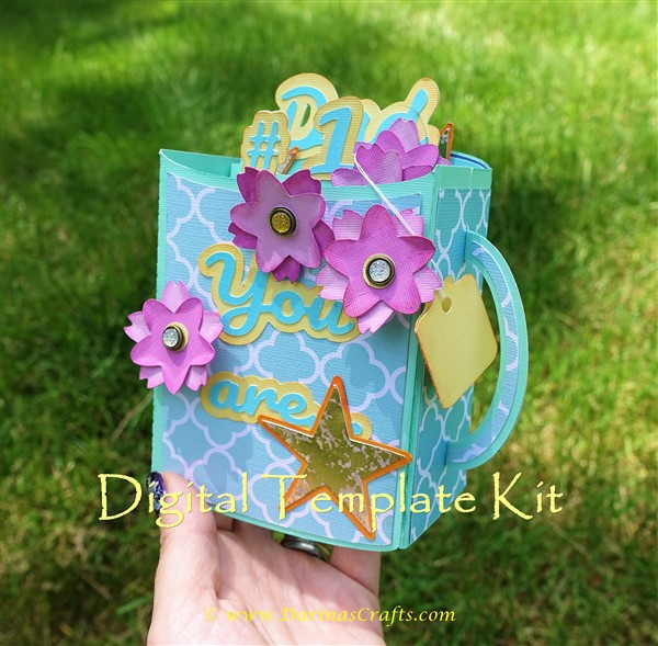 Tutorial: How to Assemble Mug Box Card with an Envelope