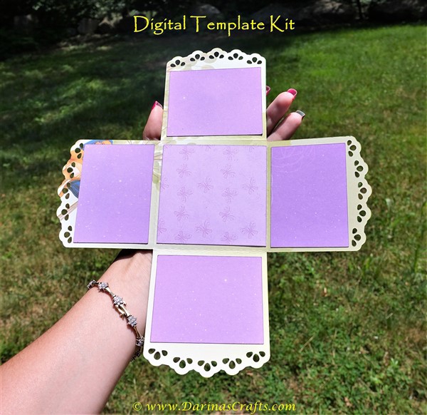 Photo Mats Digital Templates with Secret Flaps
