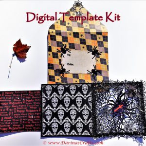 Video Tutorial: How to Assemble Halloween Spider Card - Darina's Crafts