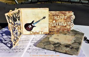 Musical Notes Card Digital Template – Includes Matching Musical Boxed ...