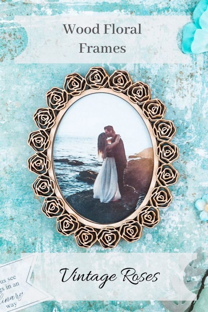 Oval Wood Frames – Vintage Roses Collection - Darina's Crafts